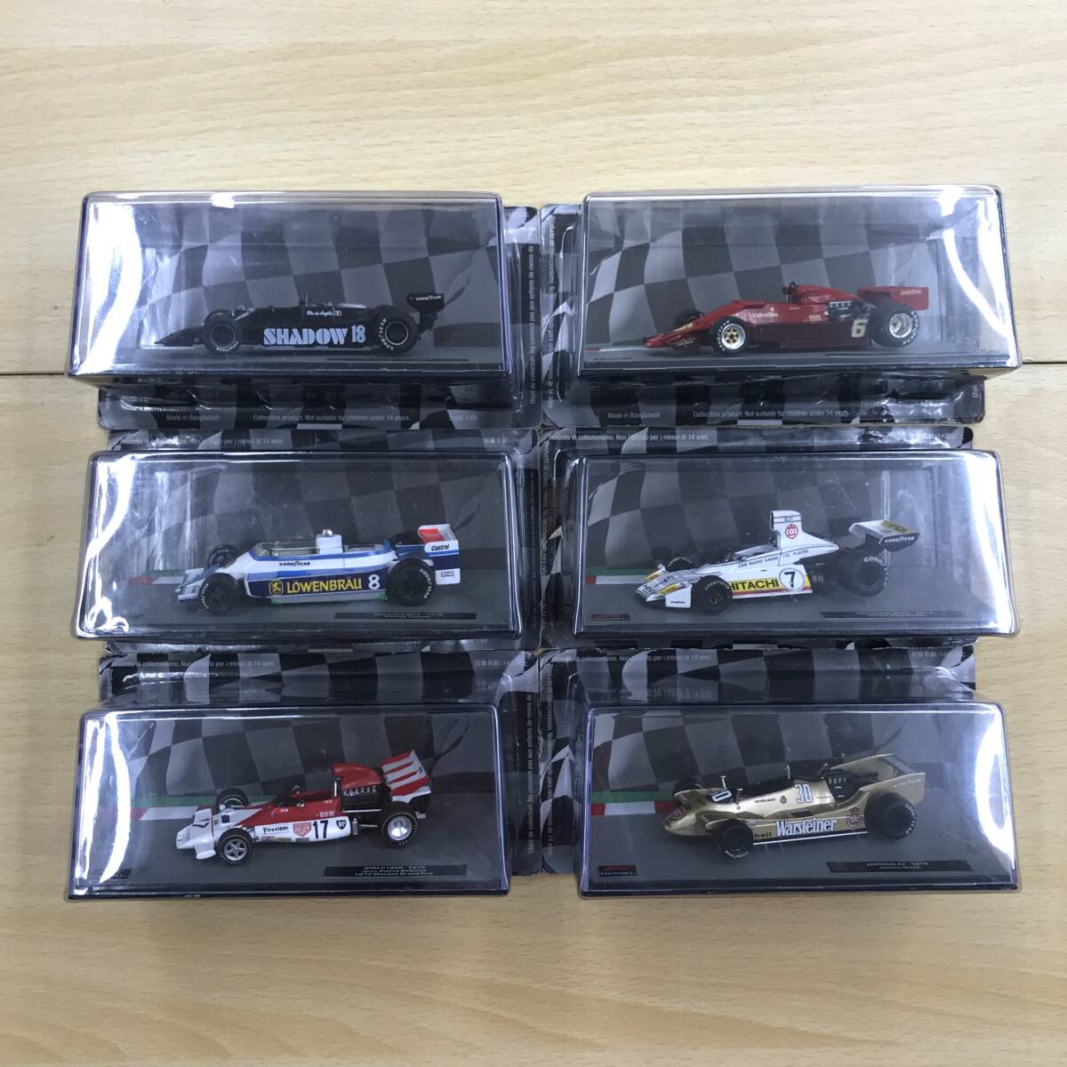 【未使用】119 B-096/1円スタート!!【未開封】デアゴスティーニ 隔週刊 F1マシンコレクション レーシングカー 6台セットの落札情報詳細 - Yahoo!オークション落札価格検索 ...