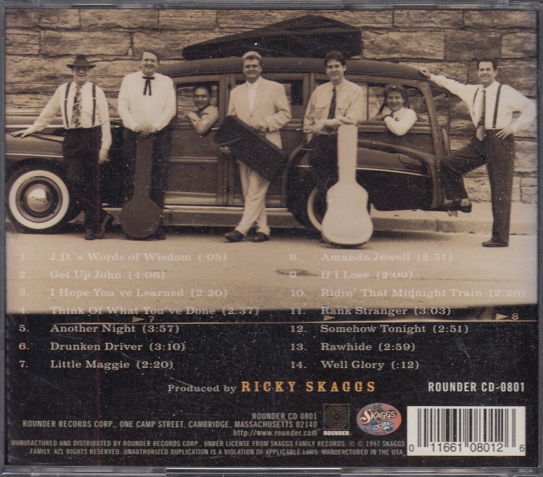 【目立った傷や汚れなし】Ricky Skaggs/Bluegrass Rules! 輸入CD リッキー・スキャッグス ブルーグラス マンドリン ...