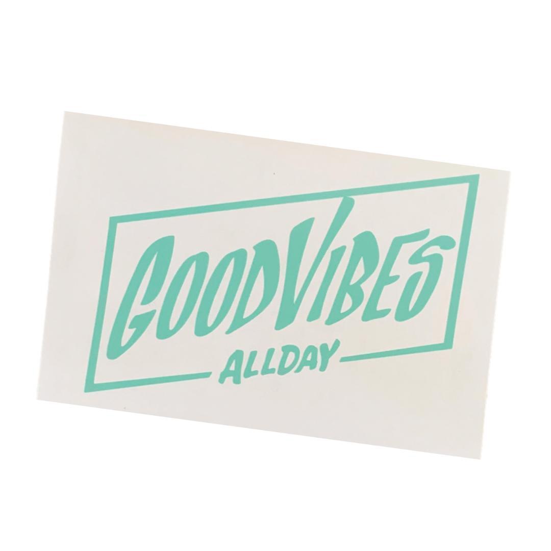 【未使用】808ALLDAY GOOD VIBES ALLDAY カッティングステッカー ミント ハワイ HAWAII SUV JDM USDM HDM 4WD カーライフ グッドバイブス ...