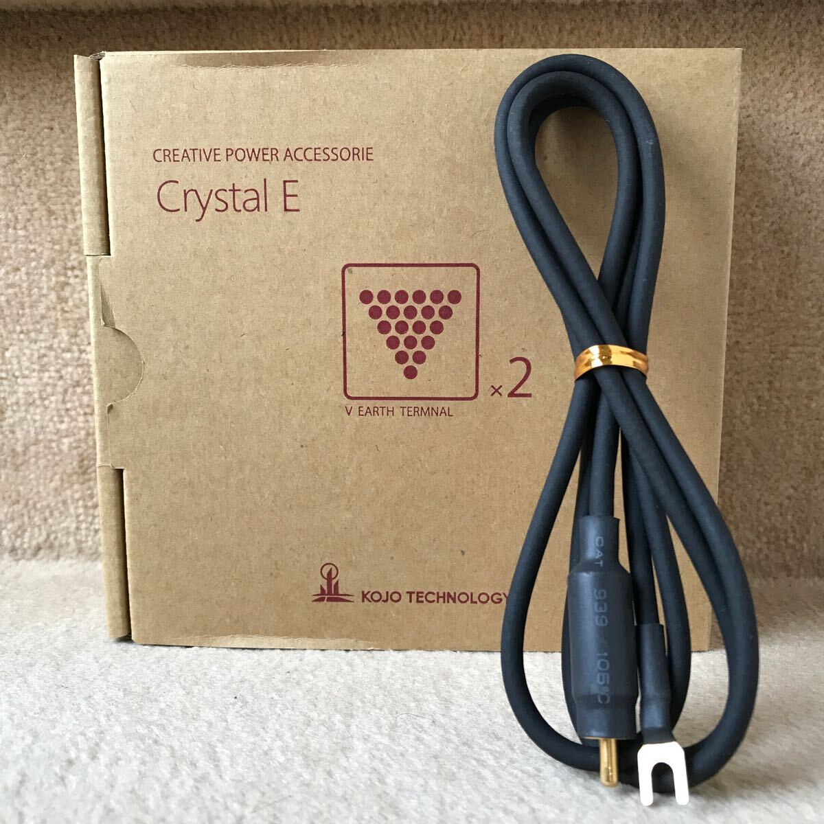 【やや傷や汚れあり】KOJO Crystal E 純正アースケーブル(RCA 端子)の落札情報詳細 - Yahoo!オークション落札価格検索 オークフリー