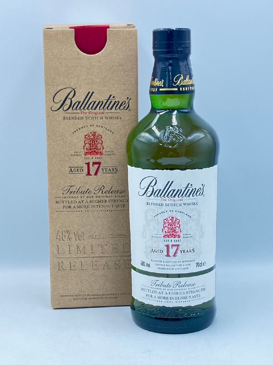【目立った傷や汚れなし】【同梱不可】 Ballantines バランタイン 17年 箱有 700ml 48% 未開栓 古酒 Z071423の落札情報詳細 - Yahoo!オークション落札価格 ...