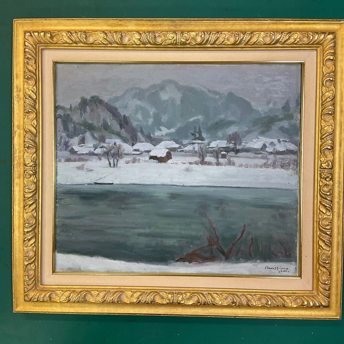 【やや傷や汚れあり】【模写】真下慶治 最上川 油彩 風景F10号サイズの落札情報詳細 - Yahoo!オークション落札価格検索 オークフリー