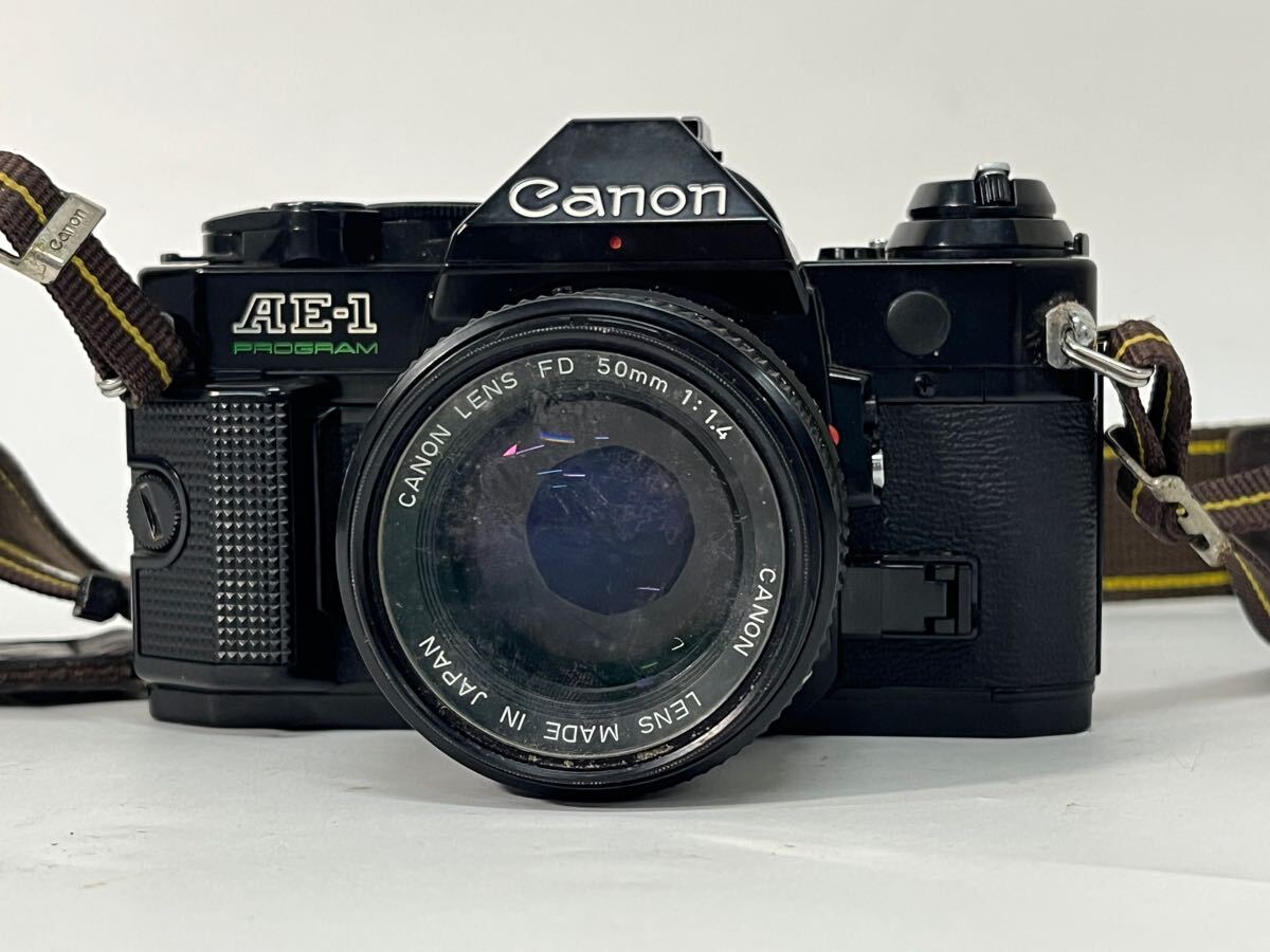 【傷や汚れあり】【中古品】【シャッター動作OK】 Canon キャノン フィルムカメラ ae-1 program 3010355 レンズFD50mm 1:1.4 黒の落札情報詳細 ...
