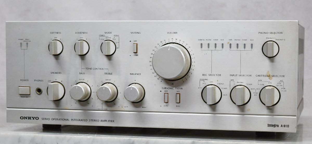 【傷や汚れあり】【ジャンク】ONKYO A-810 プリメインアンプ オンキョーの落札情報詳細 - Yahoo!オークション落札価格検索 オークフリー