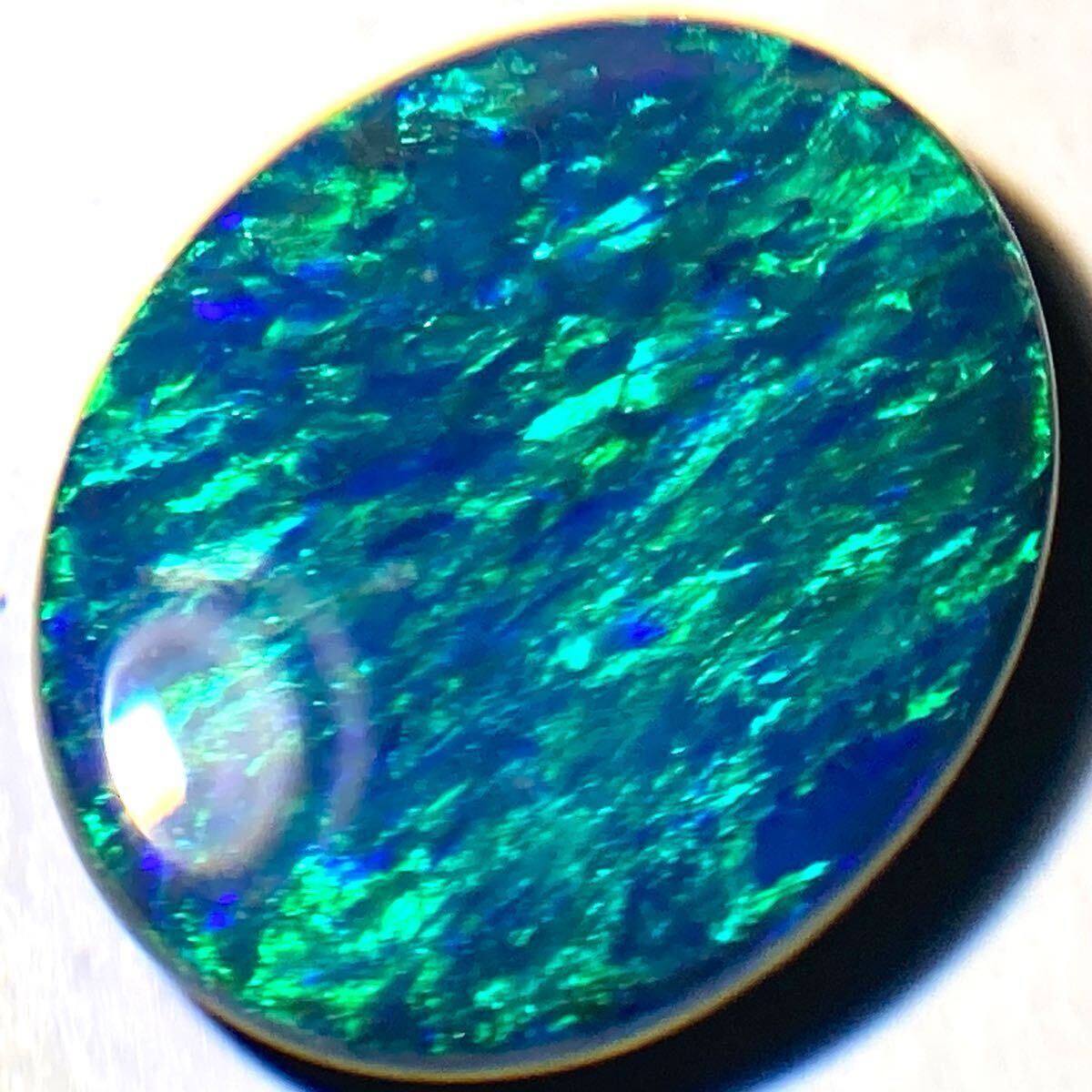 【やや傷や汚れあり】遊色効果!! 天然ブラックオパール2.49ct n 約12.0×9.9mm ルース 裸石 宝石 ジュエリー jewerly black opal w2 16の落札情報詳細 ...