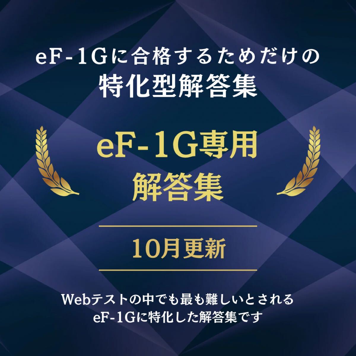 【未使用に近い】eF-1G 解答集&過去問(Webテスト)の落札情報詳細 - Yahoo!オークション落札価格検索 オークフリー