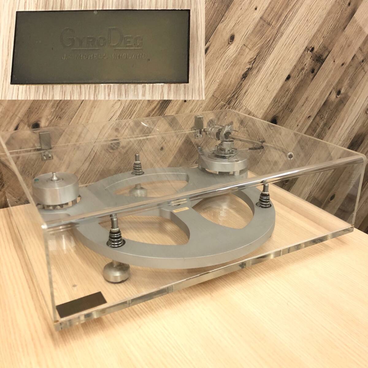 【傷や汚れあり】 贅沢を作り出す！ GYRO DEC ジャイロ デック MICHELL ENGLAND ターンテーブル無し + SME ...