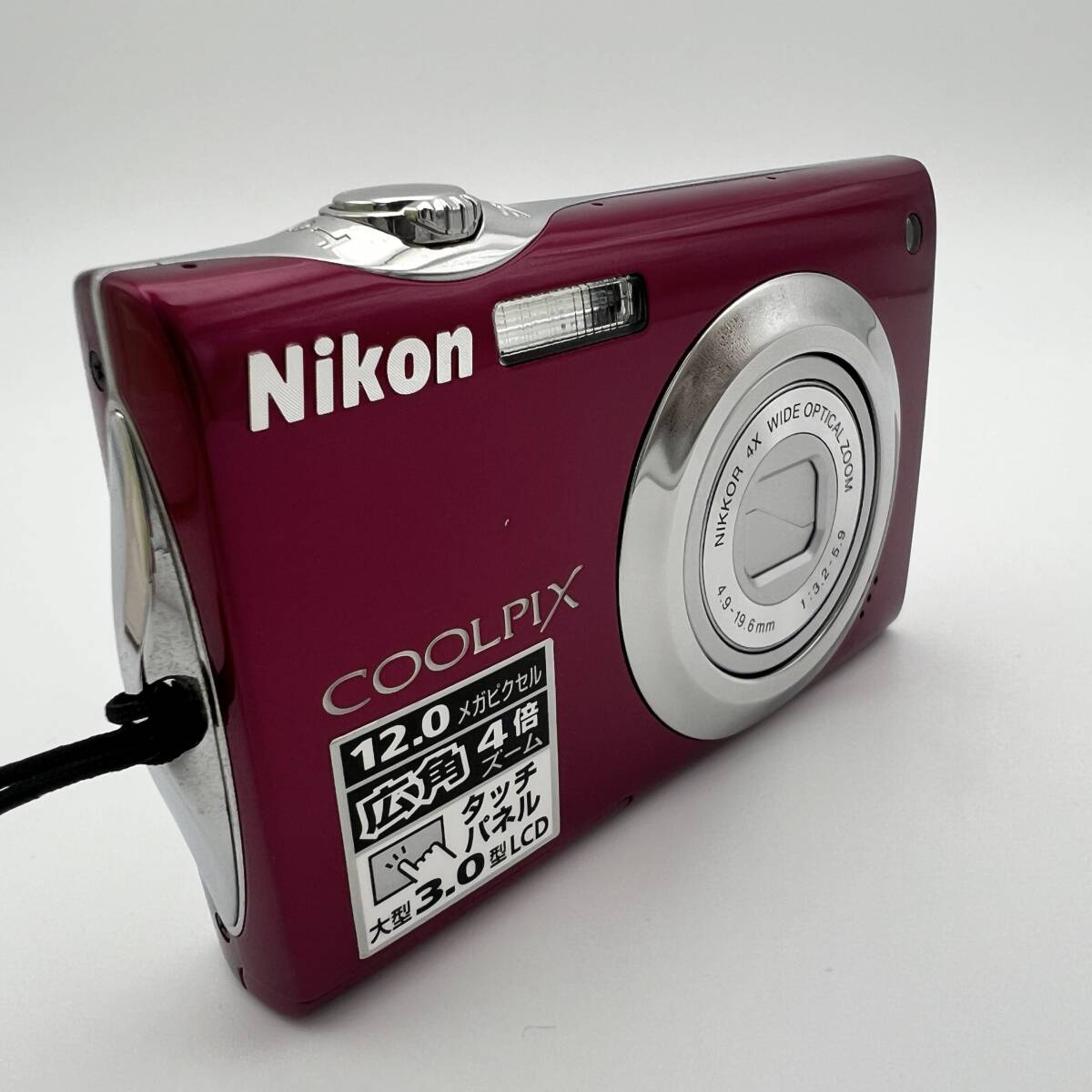 【目立った傷や汚れなし】Nikon ニコン COOLPIX S4000 ルビーレッド コンパクトデジタルカメラ 通電OK 動作未確認 現状品の ...