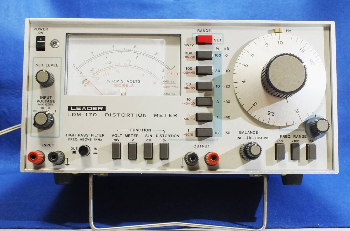 【やや傷や汚れあり】真空管アンプ試験機 LEADER LDM-170 DISTORTION METER リーダー歪率計の落札情報詳細 ...