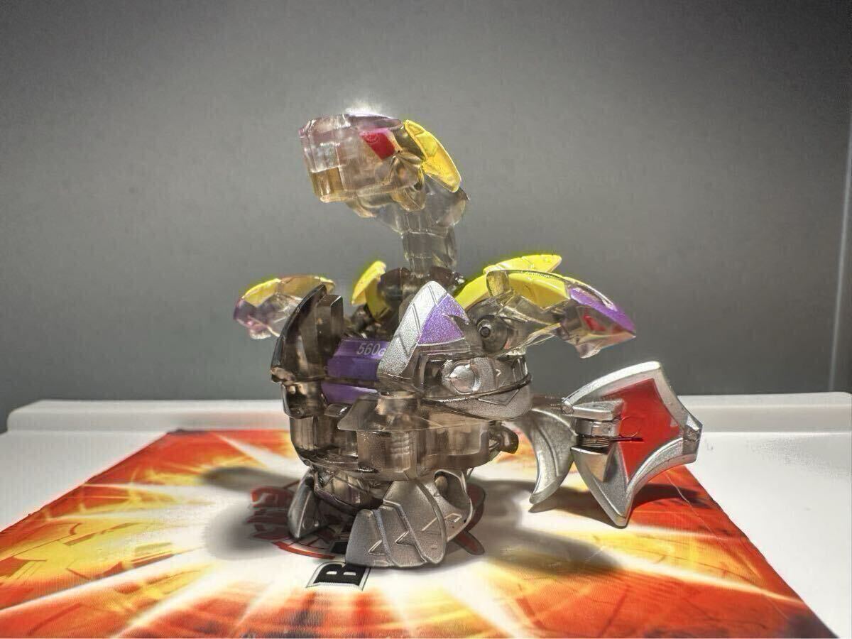 【目立った傷や汚れなし】爆丸 ダークオン・ナイト・パーシバル クリア レア 本体のみ bakugan translucent KNIGHT ...