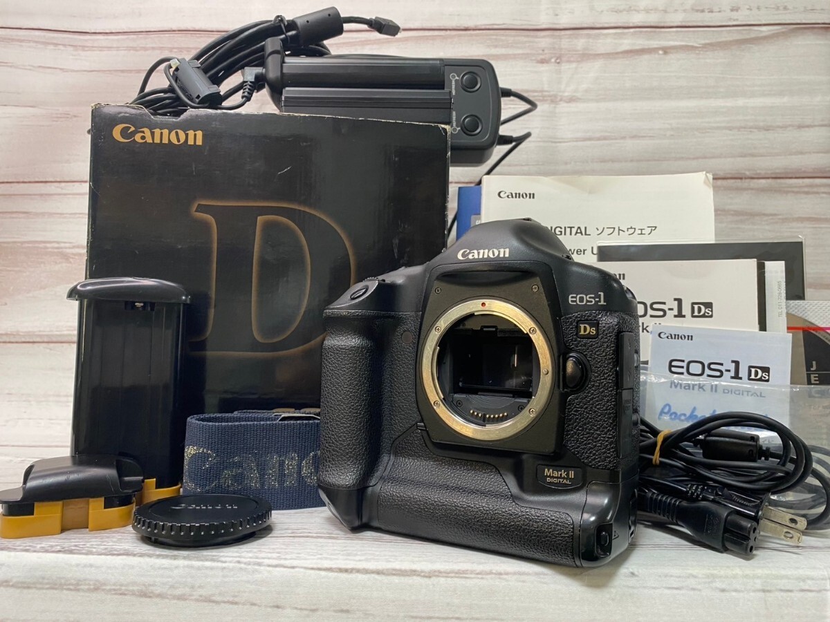 【やや傷や汚れあり】Canon キヤノン EOS-1 Ds Mark II ボディ デジタル一眼レフカメラ 元箱付き #7の落札情報詳細 ...