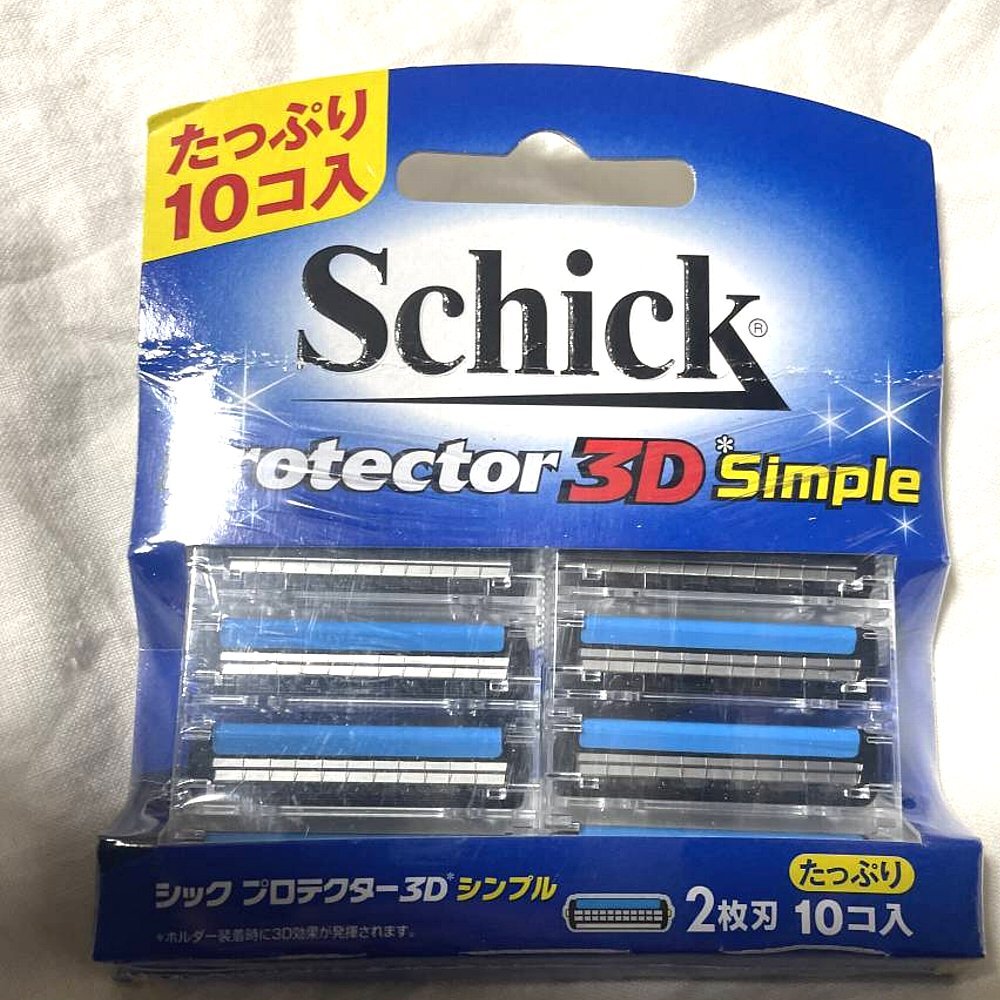 【未使用】シック プロテクター 3D シンプル simple 替刃 10個 2枚刃 新品未開封 Schick 髭 カミソリ ひげそり 髭剃り セットの落札情報詳細 - Yahoo!オークション ...