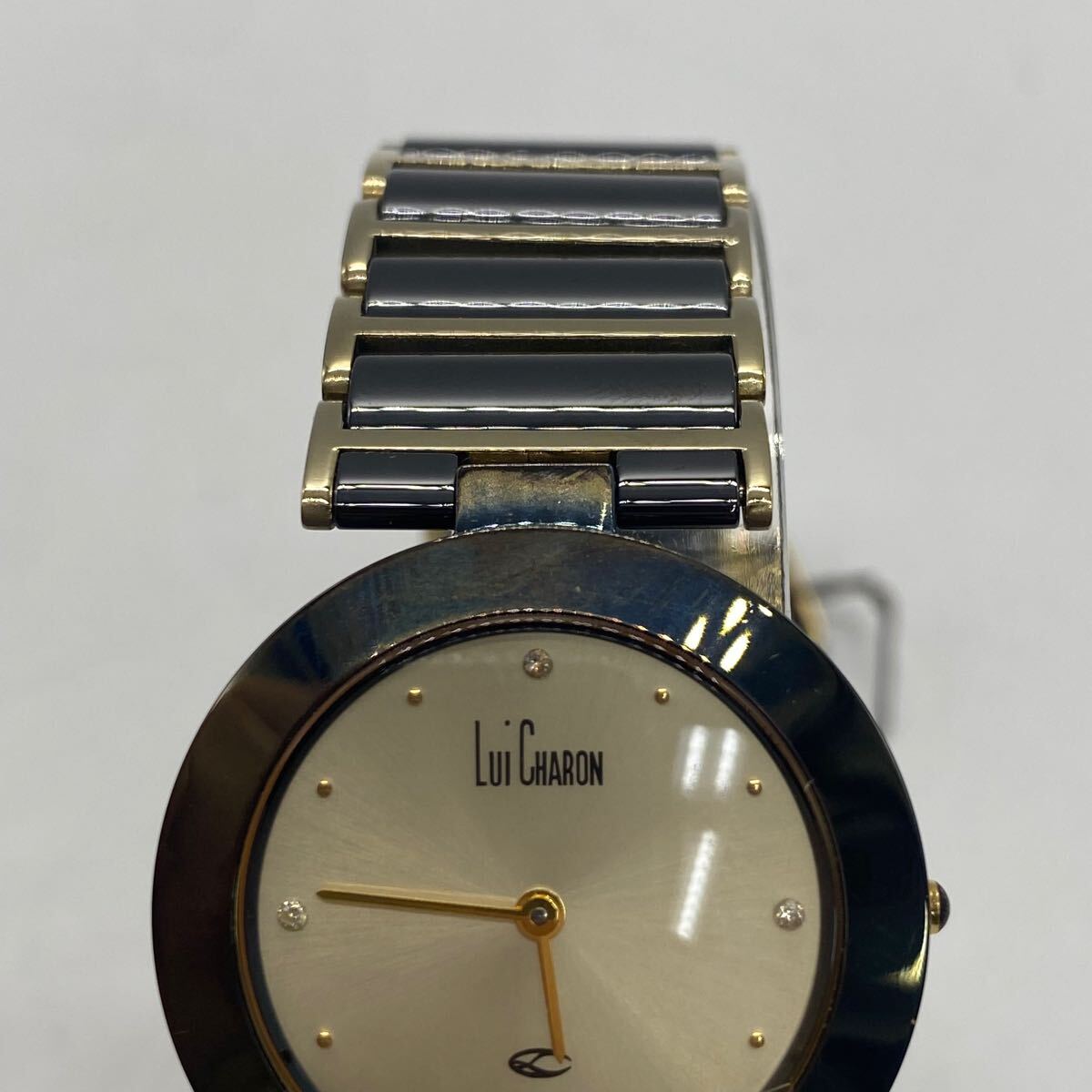 【目立った傷や汚れなし】1円〜 11M LUI CHARON LC-2M ルイ・シャルロン 腕時計 クオーツ QUARTZ 動作未確認 箱 ...