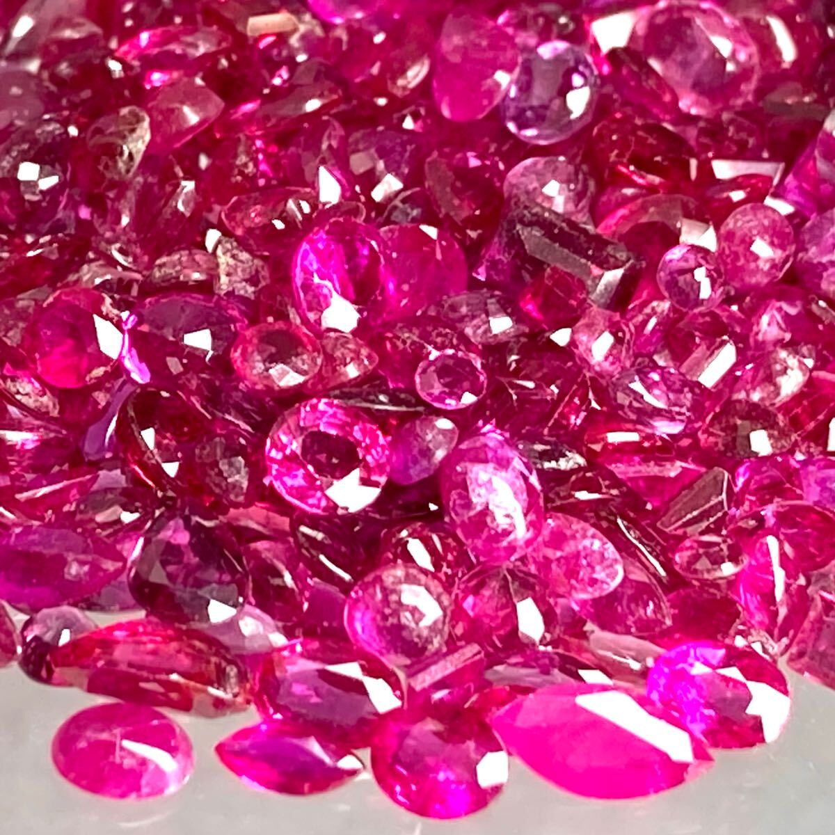 【やや傷や汚れあり】1円〜!![天然ルビーおまとめ50ct]d 約10g ルース 裸石 宝石 ジュエリー jewelry ruby corundum コランダム 紅玉 w3 マ7の落札情報詳細 ...