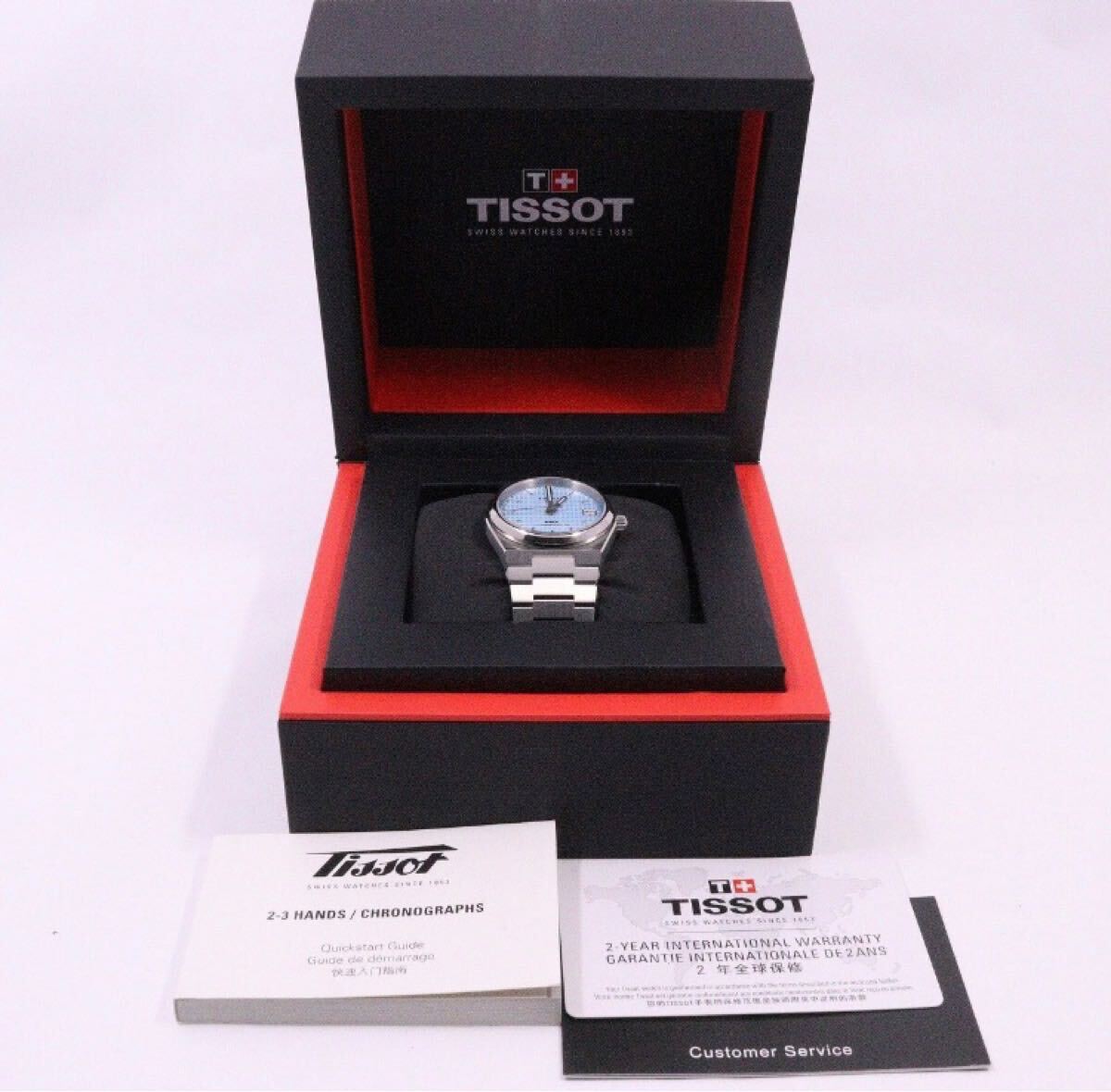 【未使用に近い】超美品 TISSOT PRX POWERMATIC80 自動巻き 人気の35mm シースルーバック 水色の落札情報詳細 - Yahoo!オークション落札価格検索 オークフリー