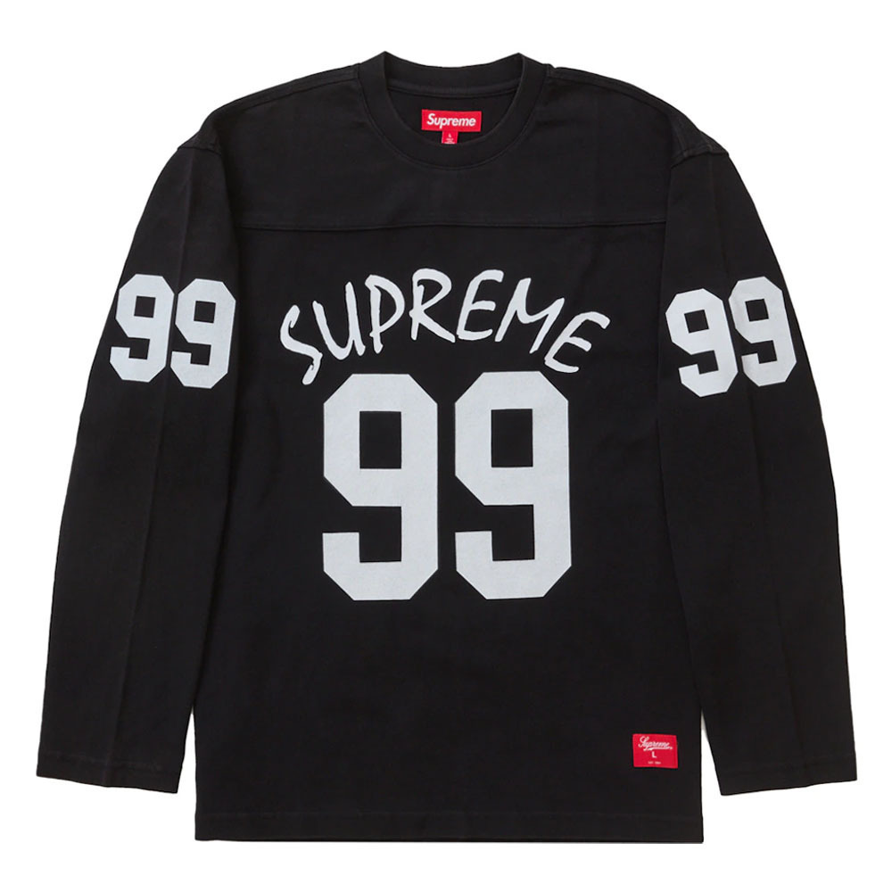 【未使用】即決【Supreme 24ss】99 L/S Football Top BLACK/Sサイズ シュプリーム 長袖Tシャツ ...