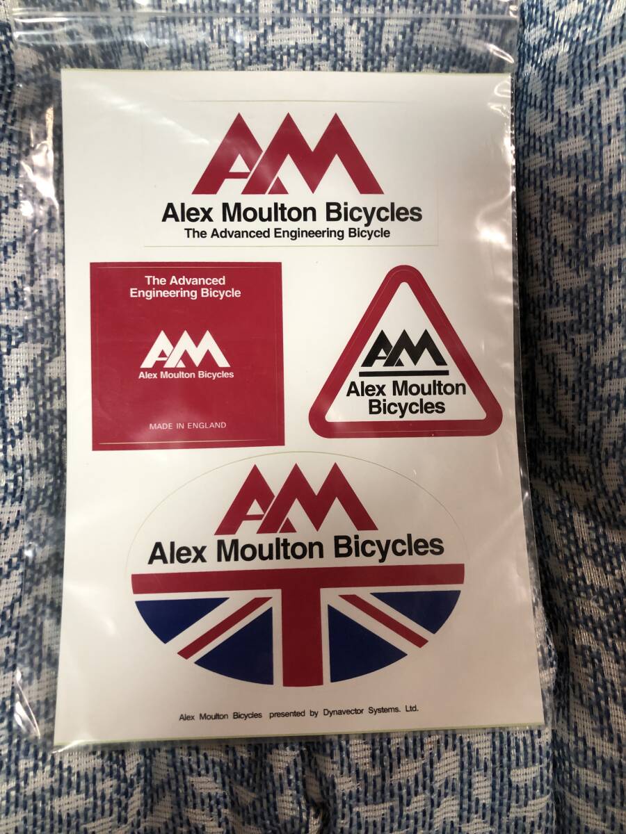 【目立った傷や汚れなし】Alex Moulton Bicycles ロゴ ステッカー シール 販売代理店いただきもの アレックスモールトンの ...