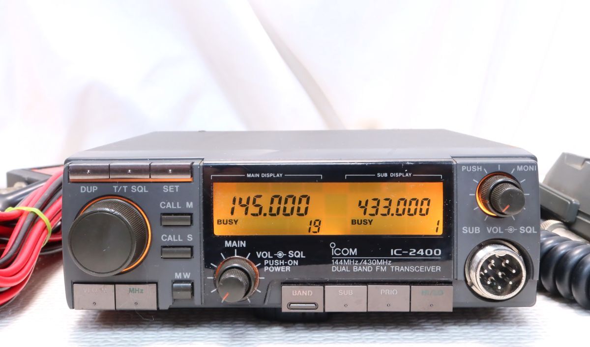 【やや傷や汚れあり】アイコム IC-2400 144／430 デュアルバンド 受信拡張済み ICOMの落札情報詳細 - Yahoo ...