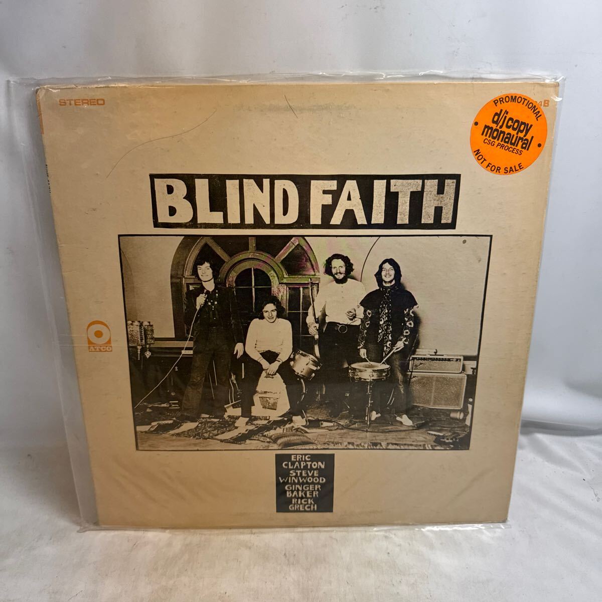 【傷や汚れあり】K201-052 お宝級 希少 プロモ盤 d/j エリック・クラプトン BLIND FAITH SD33-304B 白ラベル ATCO LP 非売品 再生未確認現状品 詳細不明 ...