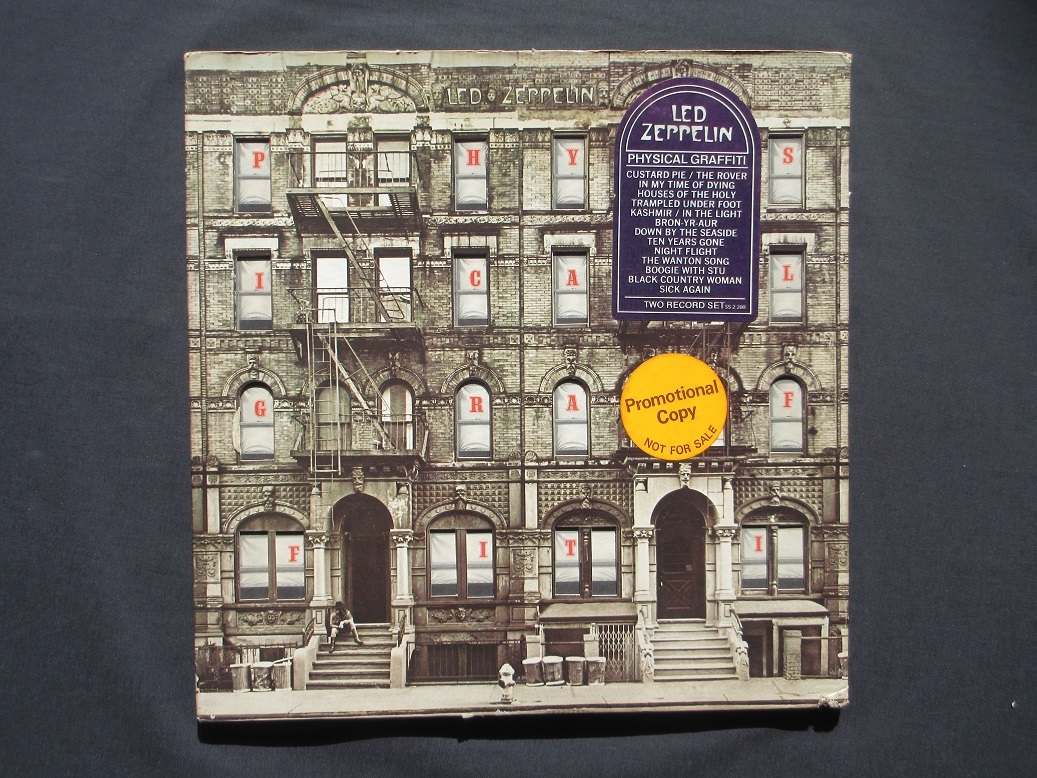 【傷や汚れあり】[即決][2枚組][米プロモ盤] Led Zeppelin - Physical Graffiti (SS-2-200) レッド・ツェッペリン フィジカル・グラフィティ [US ...