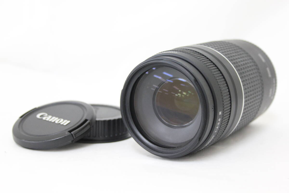 【目立った傷や汚れなし】【返品保証】 キャノン Canon CANON ZOOM LENS EF 75-300mm F4-5.6 III 前後 ...