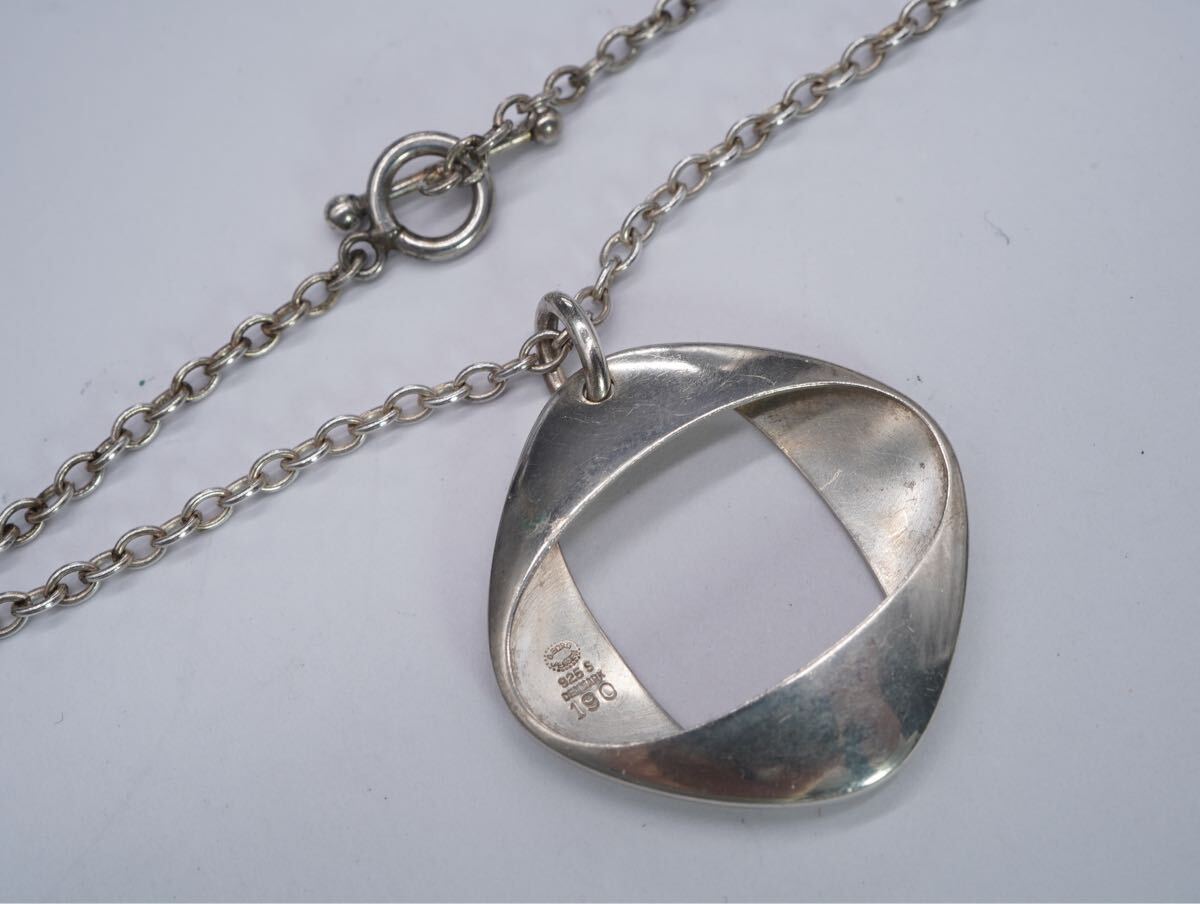 【目立った傷や汚れなし】【1333】GEORG JENSEN ジョージジェンセン 190 SILVER シルバー 925 ネックレス アクセサリー 長さ約60cm TIAの落札情報詳細 ...