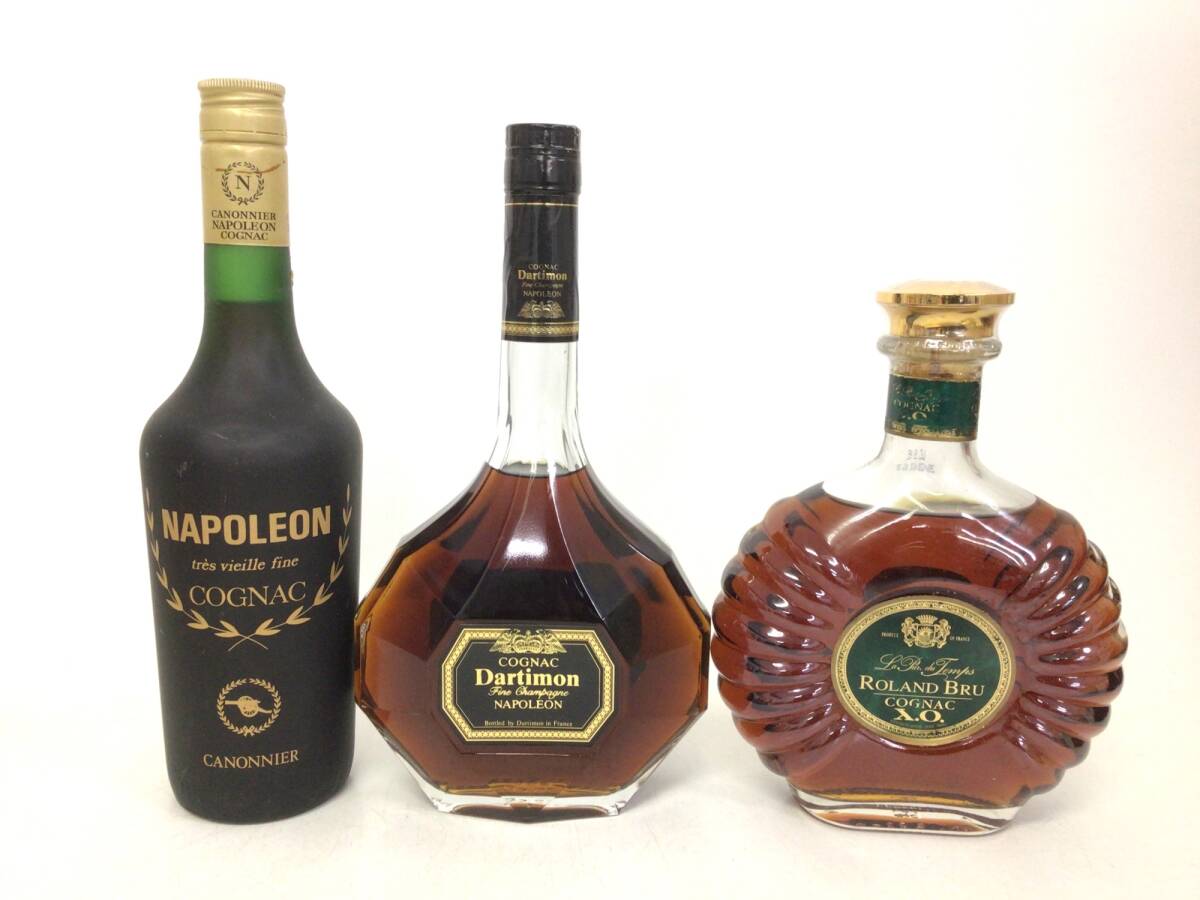 【傷や汚れあり】ブランデー brandy コニャック3本セット 720/700ml 40% 重量番号:6(106)の落札情報詳細 - Yahoo!オークション落札価格検索 オークフリー