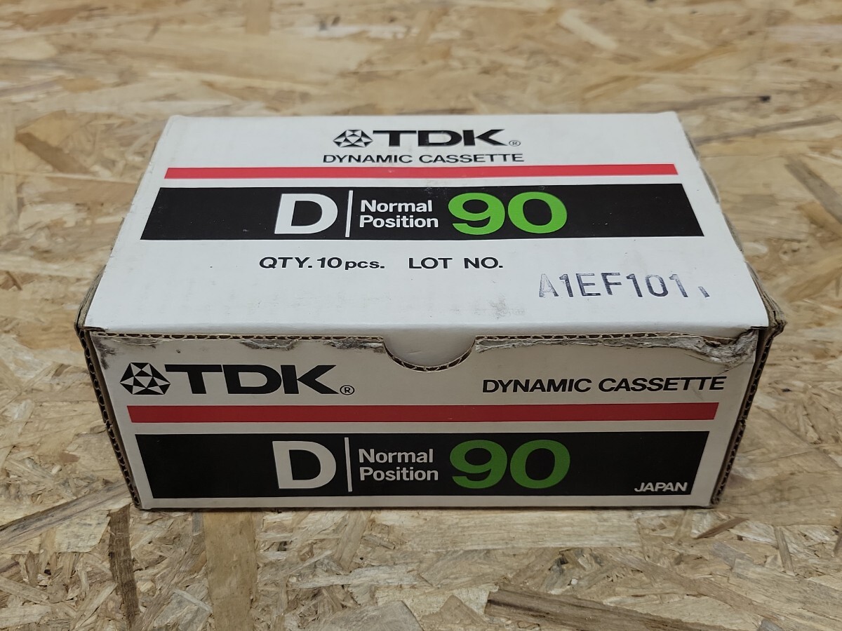 【未使用】当時物 TDK D-90 10本セット 新品 未開封 未使用 外箱付き カセットテープノーマルポジション デッドストックの落札情報詳細 - Yahoo!オークション落札価格検索 オークフリー