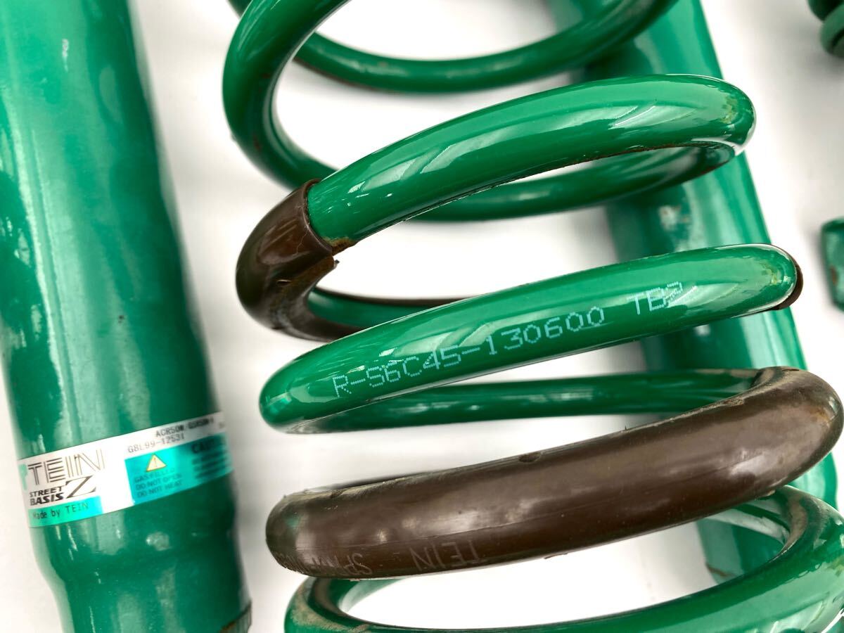 【傷や汚れあり】管k250206-0111 50 55 エスティマ TEIN テイン STREET BASIS Z ネジ式 サスペンション セット G8L98-12746 GSR ACR 20 ...