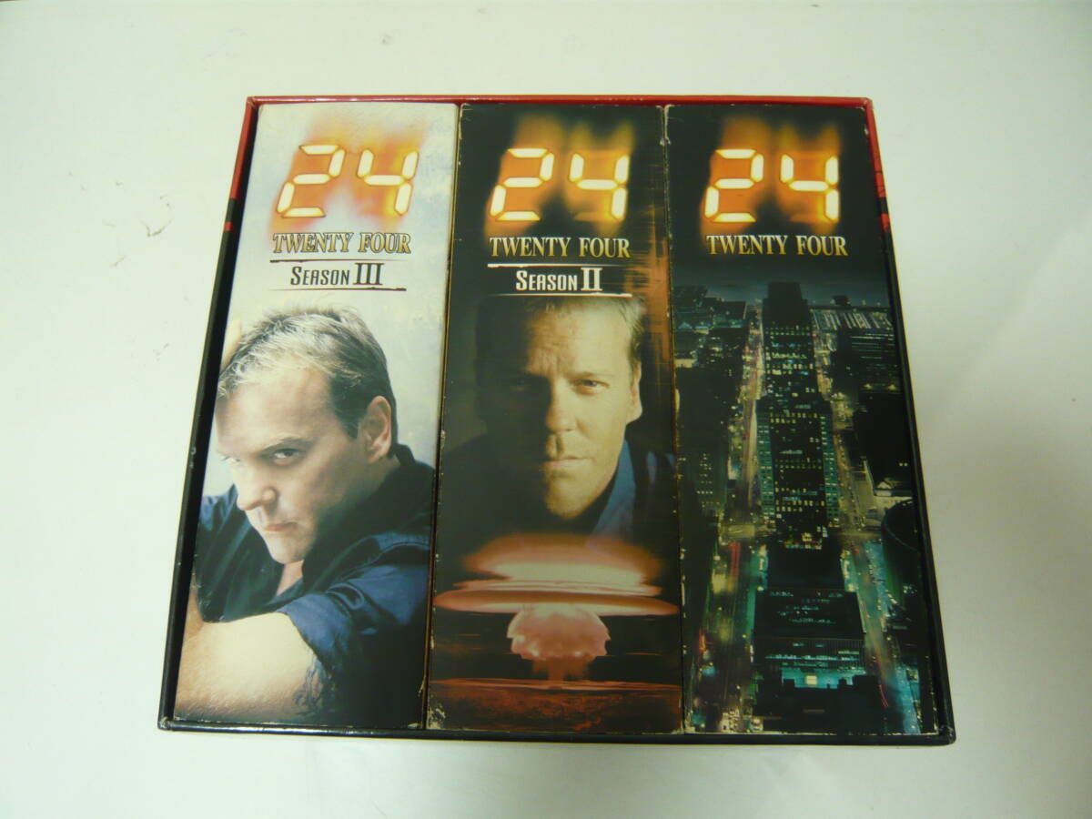 【やや傷や汚れあり】現状品 24 TWENTY FOUR TRILOGY BOX シーズン1～8 DVD コレクターズBOX コンパクトBOX 全巻 セット 海外 ドラマ コレクション ...