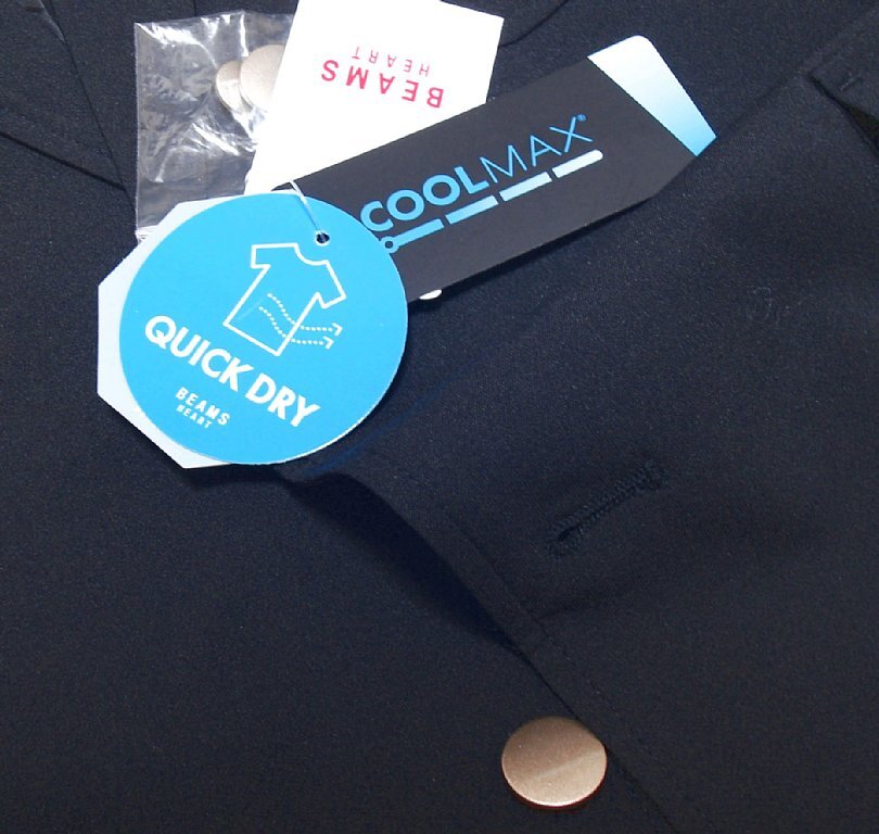 【未使用】新品! BEAMS HEART 2B COOLMAX テーラードジャケット ブラック (L) 送料安☆ ビームスハート メンズ 機能性素材 薄手 クール＆ドライ 黒 ★の落札情報詳細 ...