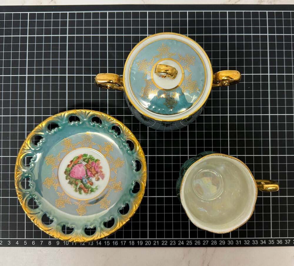 【傷や汚れあり】 Glory CHINA グローリー ラスター彩 カップ＆ソーサー シュガーポット 金彩 の落札情報詳細 - Yahoo ...