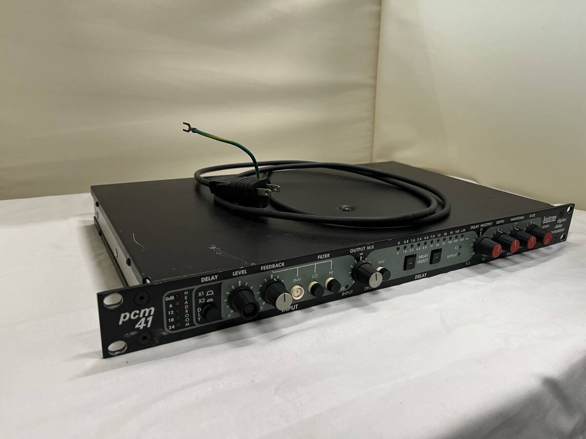 【傷や汚れあり】Lexicon pcm41 / digital delay processor / ディレイ / エフェクター / ジャンクの ...