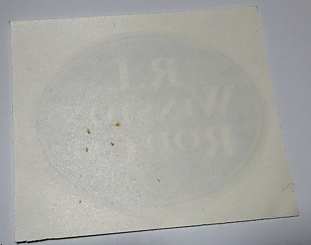 【未使用】☆ R.L.Winston Rod Co. Oval Logo Sticker ☆ ウィンストンの80年代半ば以降のオーバルロゴ ...