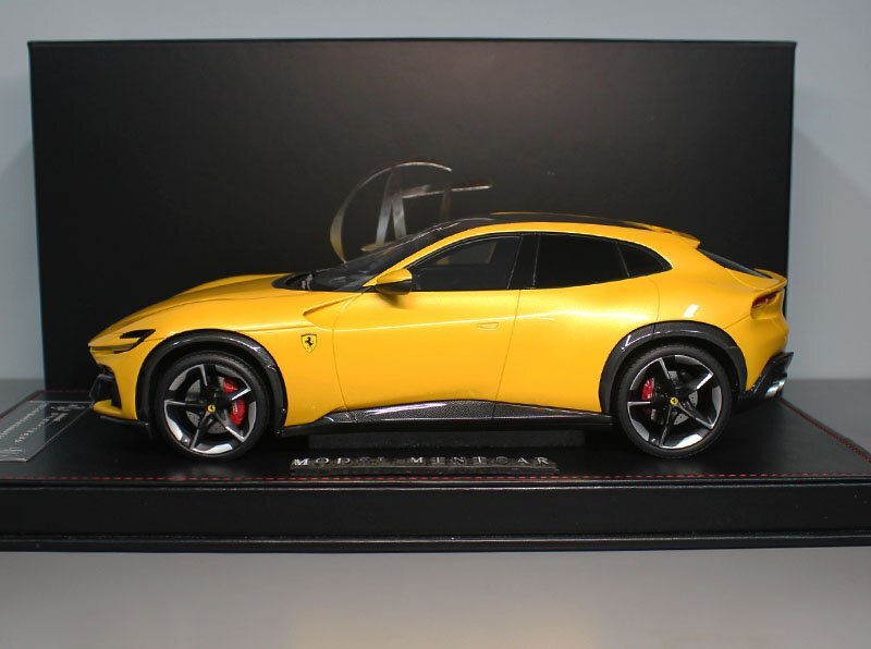 【未使用】 超絶版！Yellow！世界限定66台！ATM 1/18 フェラーリ Ferrari Purosangue V12 FUV SUV 新品 Resin Modelの落札情報詳細 ...