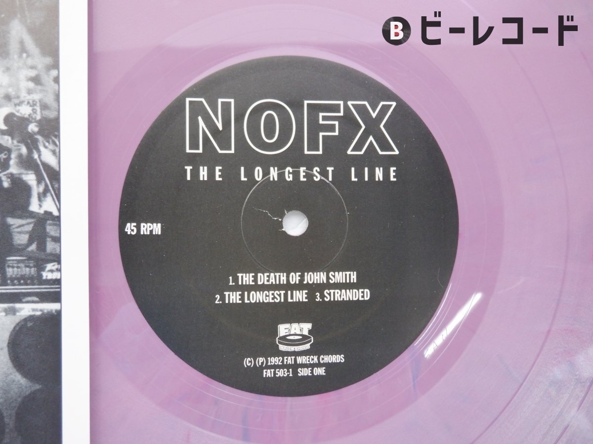 【やや傷や汚れあり】NOFX「The Longest Line」LP（12インチ）/Fat Wreck Chords(FAT 503-1 ...