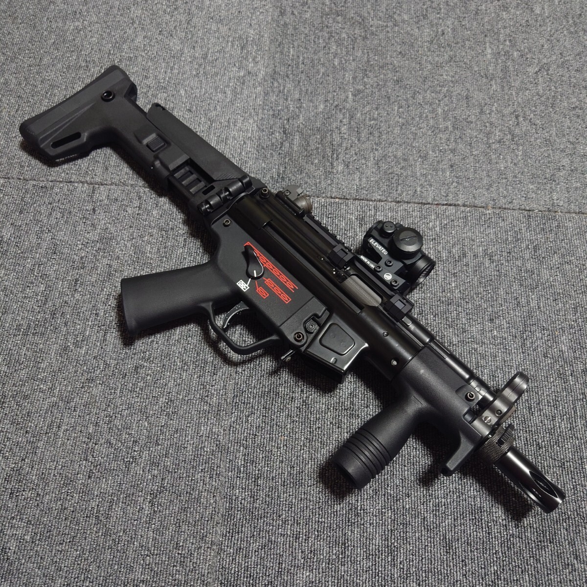 【未使用】WE MP5K + 5KU ACRストック用マウント クルツ WE-TECH GBB ガスガン ガスブロの落札情報詳細 ...