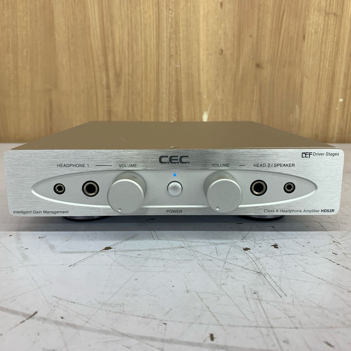 【傷や汚れあり】【A-2】 C.E.C. CEC HD53R ヘッドフォンアンプ ヘッドホンアンプ 音出し確認済み ガリあり 傷あり 3251 ...