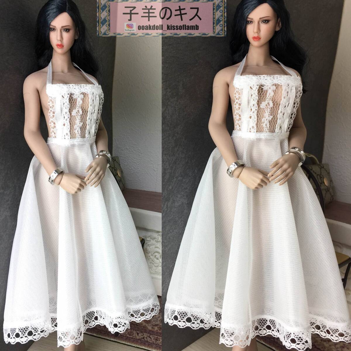 【未使用】純白透けロング エプロン1点 BLeagueS42/S43/S52/S53対応サイズ 1／6人形用洋服の落札情報詳細 - Yahoo!オークション落札価格検索 オークフリー