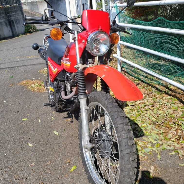 【傷や汚れあり】★東京より スズキ DR125S 1982年 SF41A 個人出品 実働 ベース車 4スト 低走行4980 km 原付2種 ...