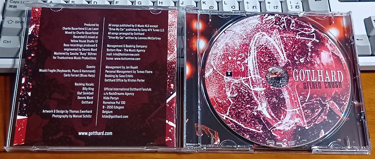 【未使用に近い】送料込み：中古★GOTTHARD / ゴットハード★STEREO CRUSH / ステレオ・クラッシュ★GOTTHARDらしい実直さが刺さる珠玉のアルバムだ！の落札情報詳細 ...