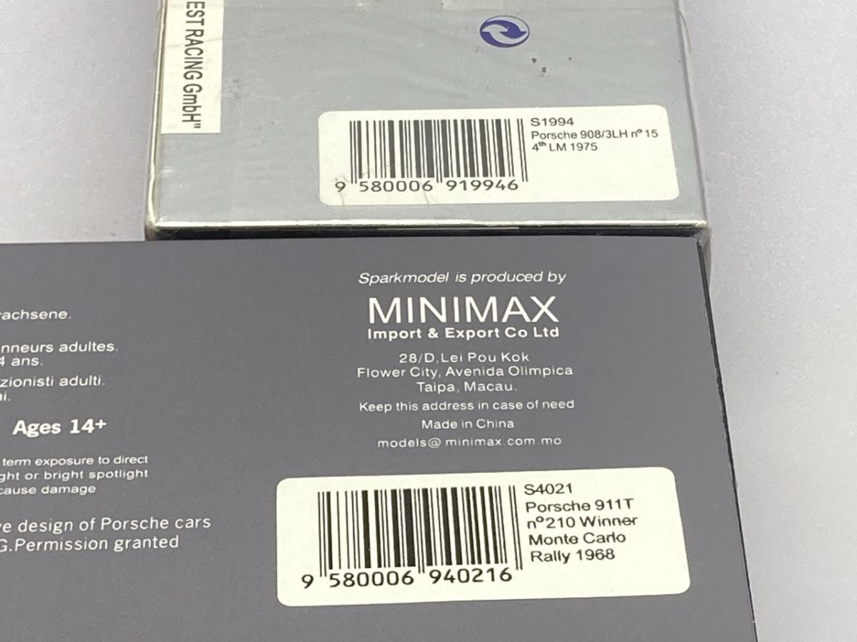 【傷や汚れあり】スパーク 1/43 ポルシェ 962C 1990 ルマン24時間 6 ドライバー:H.Pescarolo/J.Laffite/J.L.Ricci S1944 など まとめて ...