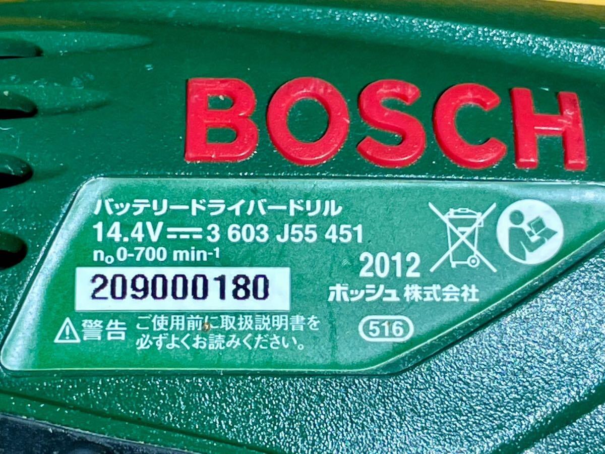 【やや傷や汚れあり】BOSCH ボッシュ バッテリー ドライバー ドリル PSR14.4 電動 工具 14,4 / 3 603 J55 451 /450 14.4V 充電式の落札情報詳細 ...