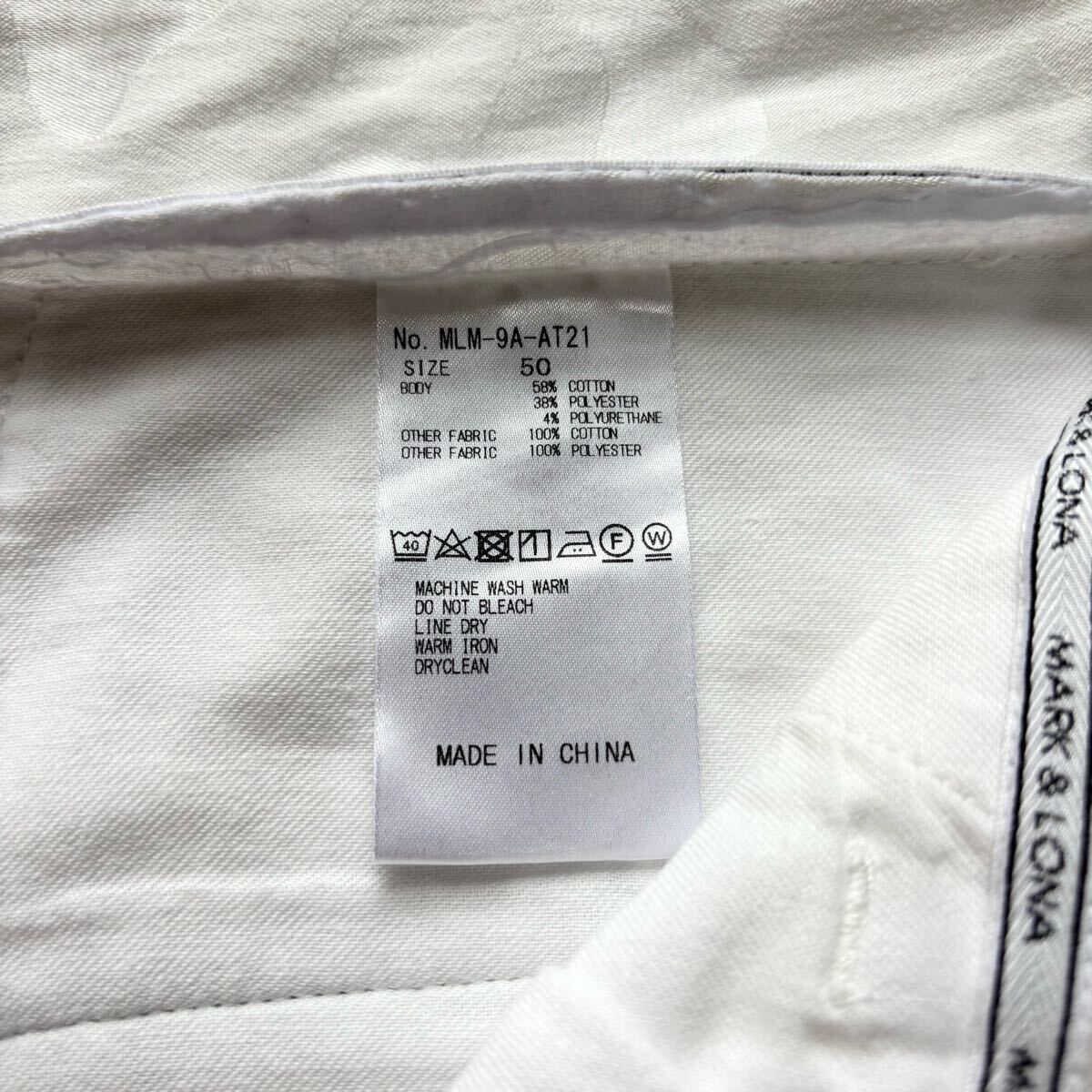 【目立った傷や汚れなし】極美品/XL相当 MARK&LONA マークアンドロナ 迷彩柄 カモフラ スカル コットン パンツ ストレッチ ゴルフウェア ホワイト 白 メンズ 50の落札情報詳細 ...