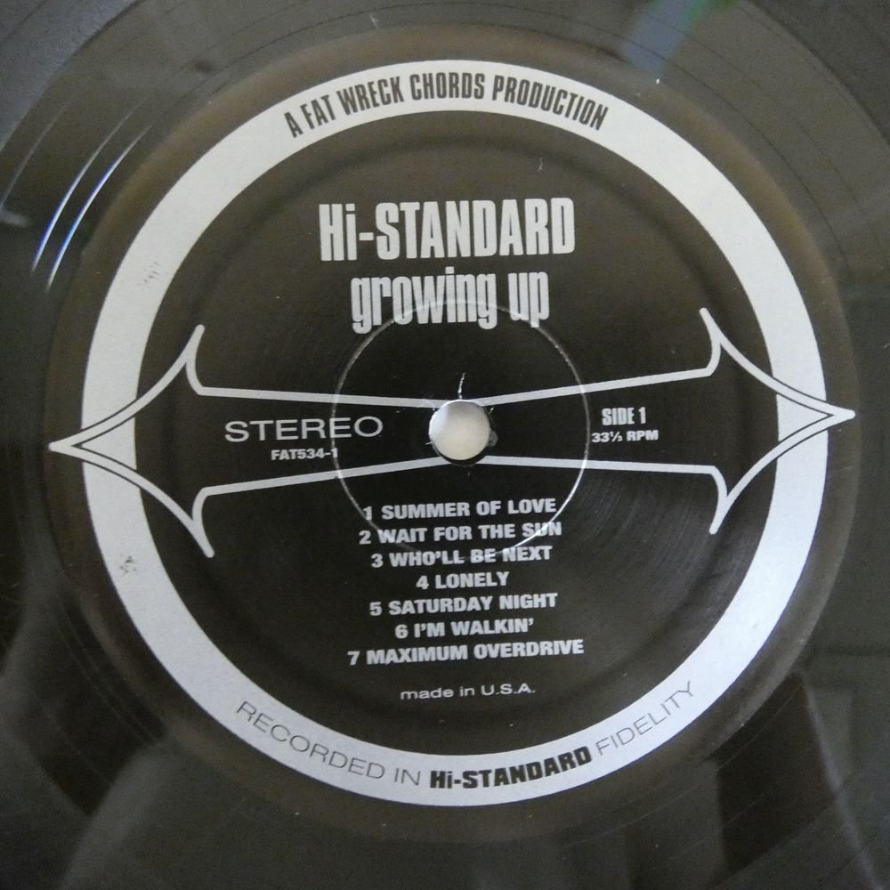 【やや傷や汚れあり】48082977;【US盤】Hi-Standard / Growing Upの落札情報詳細 - Yahoo!オークション ...
