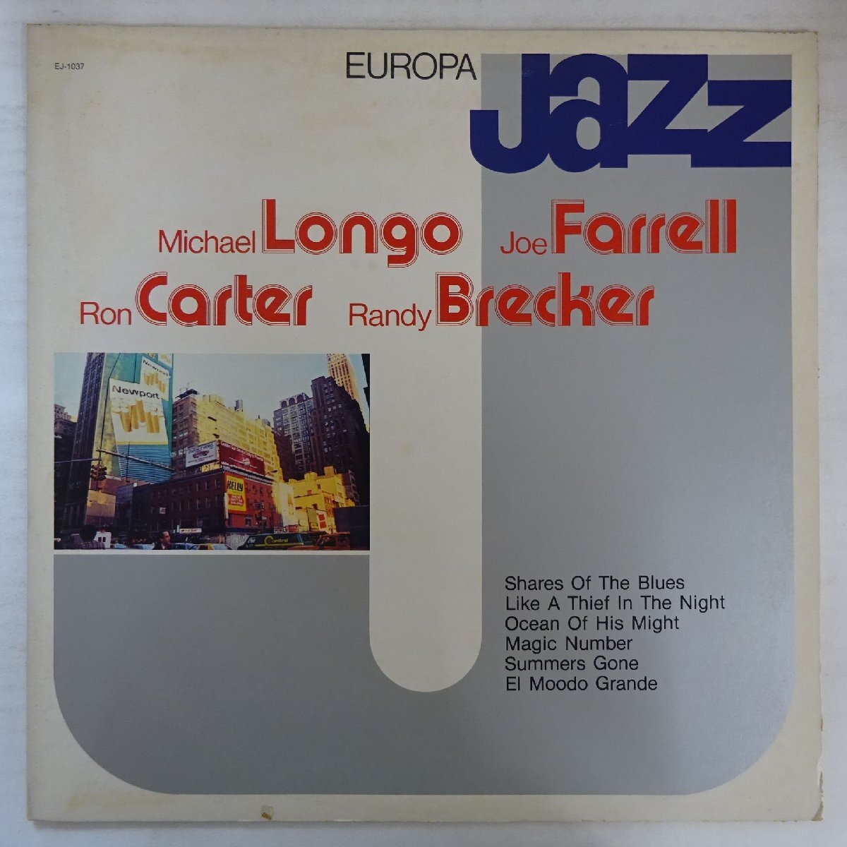 【やや傷や汚れあり】11229046;【美盤/Italy盤/Europa Jazz/見開き】Michael Longo, Joe ...