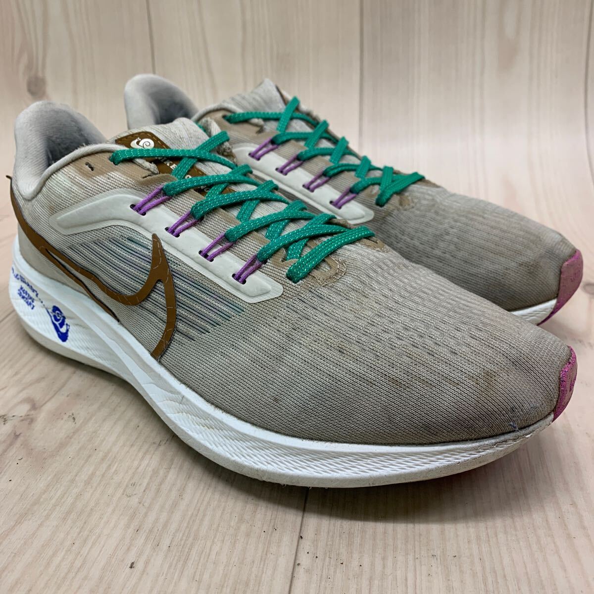 【やや傷や汚れあり】K483KT-250626-170 NIKE ナイキ AIR ZOOM PEGASUS エアズームペガサス カジュアルシューズ ローカットシューズ メンズ 26cmの落札 ...