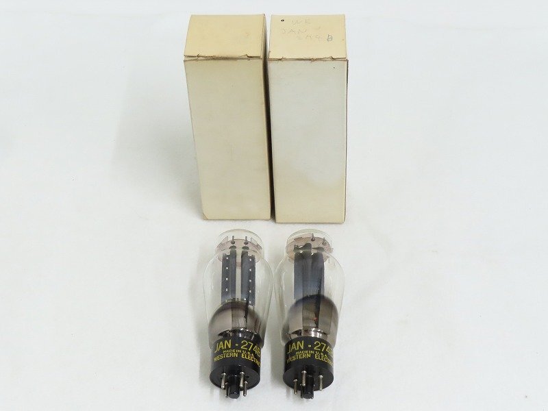 【やや傷や汚れあり】 Western Electric JAN-274B 刻印 真空管 2本 ウエスタンエレクトリック 029657011m の落札情報詳細 - Yahoo!オークション落札 ...