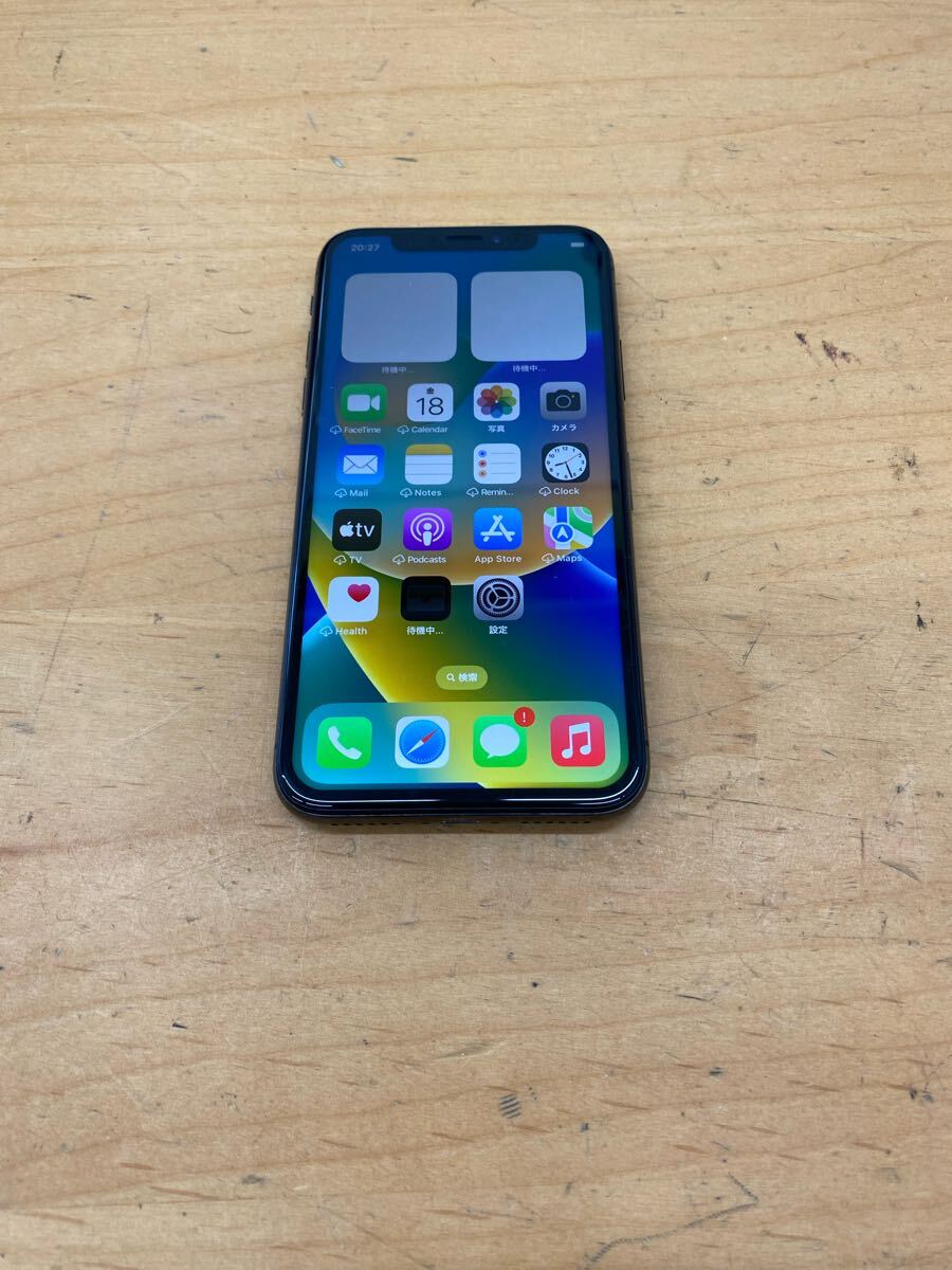 【傷や汚れあり】【c994】Apple iPhoneX 64GB Space Gray A1902 MQAX2J/A バッテリ82% 64GB ...