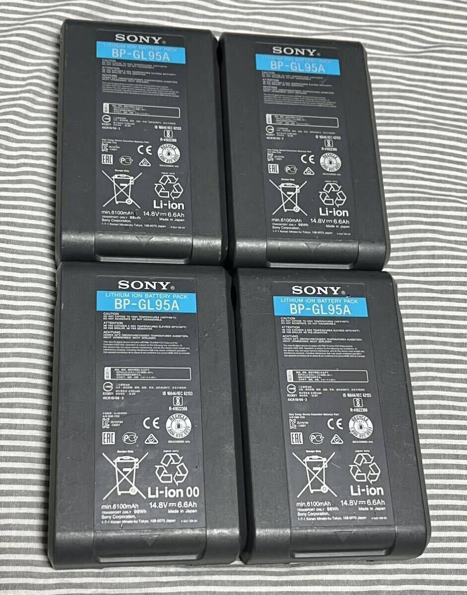 【やや傷や汚れあり】SONY LITHIUM ION BATTERY PACK BP-GL95A×4本の落札情報詳細 - Yahoo!オークション落札価格検索 オークフリー
